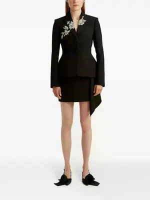 Erdem Crystal-embellished Tailored Blazer