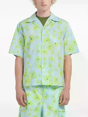 Marni Floral-print Cotton Shirt