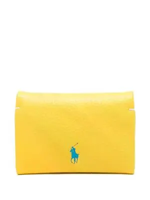 Polo Ralph Lauren Polo Pony-debossed Wallet - Yellow