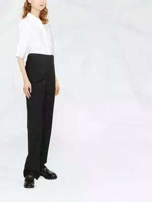 Prada Tailored Logo-plaque Trousers