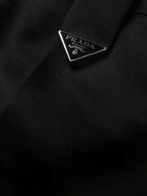 Prada Tailored Logo-plaque Trousers