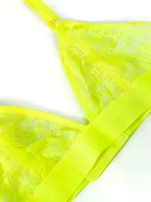 MAISON CLOSE Flashback Néon Triangle Bra - Yellow