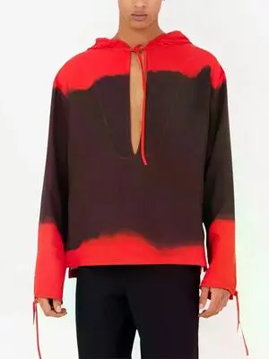 FERRAGAMO Gradient-effect Hooded Kaftan