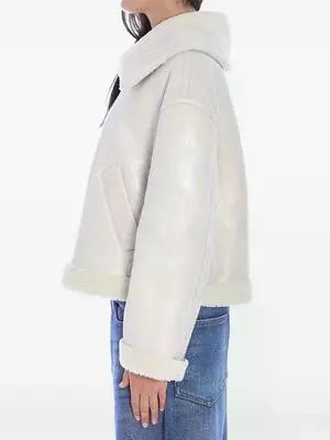 SALVATORE SANTORO Zip-up Jacket With Buckle-collar Fastening