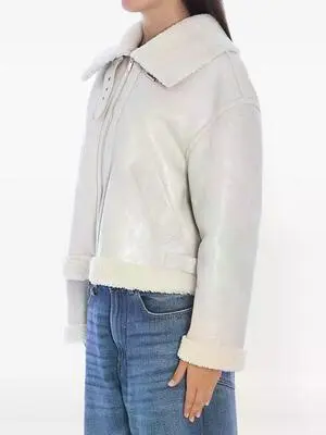 SALVATORE SANTORO Zip-up Jacket With Buckle-collar Fastening