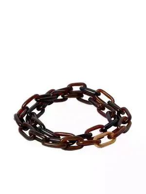 PARTS OF FOUR Cable-link Chain Necklace - Black