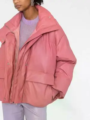 Stella McCartney Faux-leather Puffer Jacket