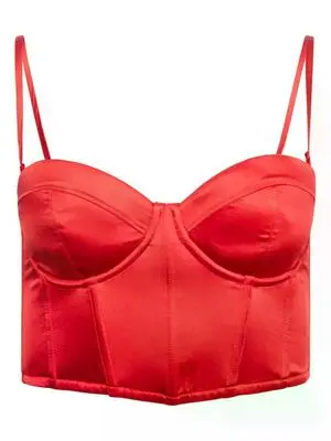 FLEUR DU MAL Hamptons Corset - Red