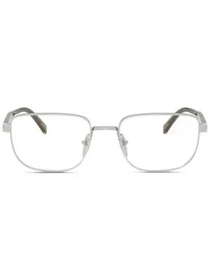 Prada Rectangle Frame Glasses - Silver