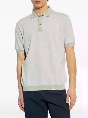 Paul & Shark Silk-blend Polo Shirt - Grey