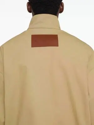 JIL SANDER Zip-up Cotton Bomber Jacket