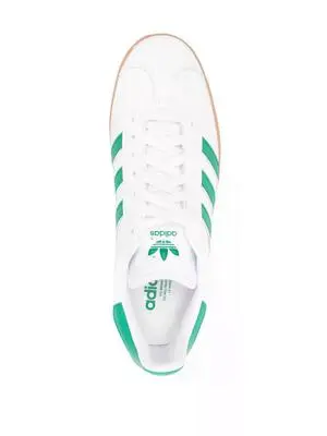 Adidas Gazelle 3-stripes Logo Sneakers - White
