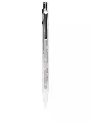 CARAN D'ACHE Floral-pattern Ballpoint Pen - Silver