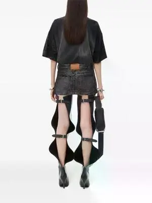 Alexander Wang Crystal-embellished Mini Skirt