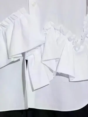 Comme Des Garçons Ruffled-trim Shirt