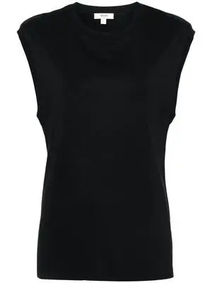 AGOLDE Crew-neck Cotton Tank Top