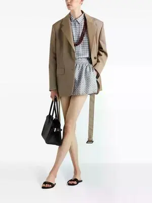 Prada Floral-print Silk Shirt