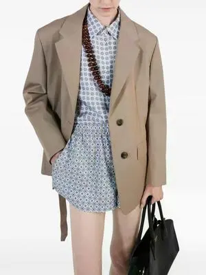 Prada Floral-print Silk Shirt