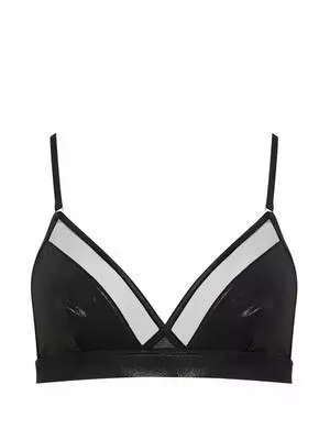MAISON CLOSE Minuit Triangle Bikini Top - Black