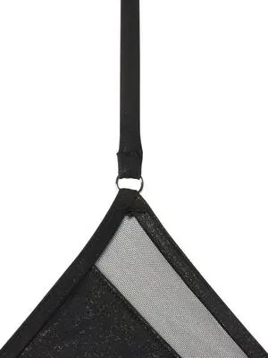 MAISON CLOSE Minuit Triangle Bikini Top - Black