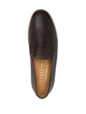 HENDERSON BARACCO Auburn Leather Loafers