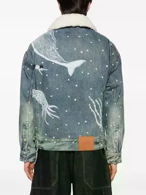 Loewe Sketch-print Denim Jacket