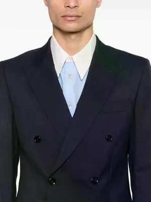 FURSAC Double-breasted Blazer - Blue