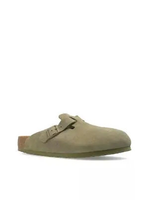BIRKENSTOCK Suede Leather Sandals - Green