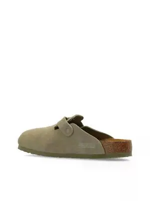 BIRKENSTOCK Suede Leather Sandals - Green