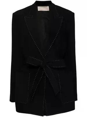 Elie Saab Topstitch Blazer