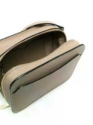 VALEXTRA Grained Leather Crossbody Bag