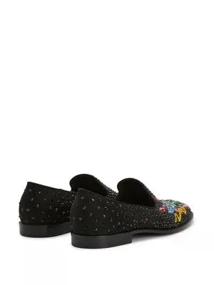 GIUSEPPE ZANOTTI Embellished Dragon Loafers