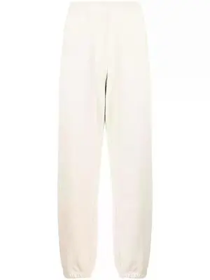 Stone Island Logo-appliqué Cotton Track Pants - Neutrals