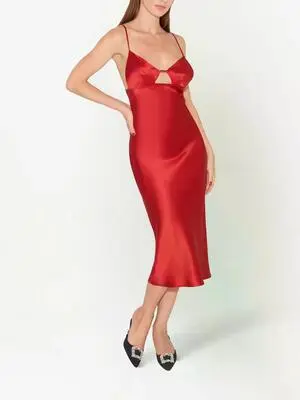 FLEUR DU MAL Keyhole Slip Dress