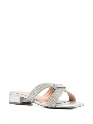 BIBI LOU Sloan Embellished Sandals - Silver