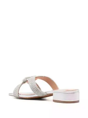 BIBI LOU Sloan Embellished Sandals - Silver