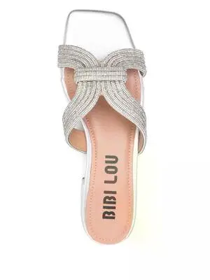 BIBI LOU Sloan Embellished Sandals - Silver