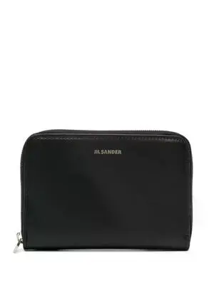 JIL SANDER Logo-debossed Leather Wallet - Black