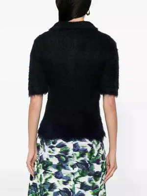 Marni Brushed-effect Polo Top