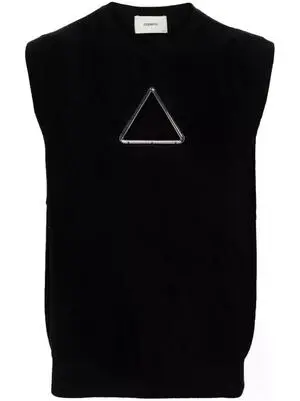 Coperni Triangle Sleeveless Knitted Top