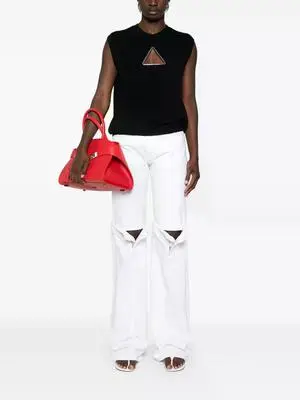 Coperni Triangle Sleeveless Knitted Top