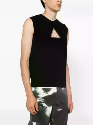 Coperni Triangle Sleeveless Knitted Top