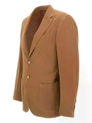 SANTANIELLO Single-breasted Blazer - Brown