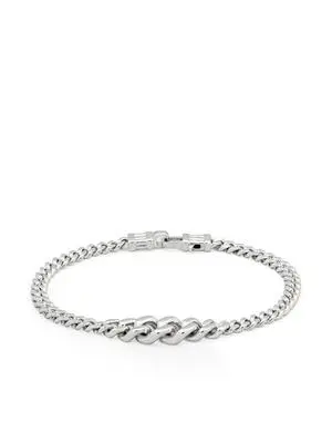 Tom Wood Sterling Dean Curb-chain Bracelet - Silver