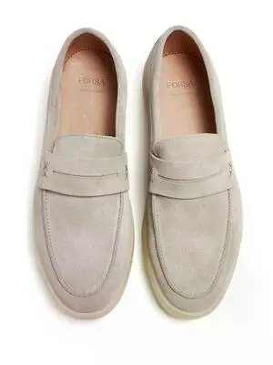 FORSA Armando Suede Loafers - Grey