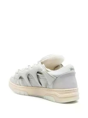 SANTHA Lace-up Sneakers - Grey