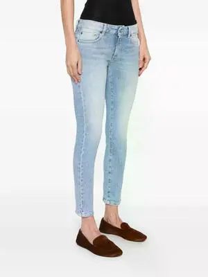 DONDUP Classic Five-pocket Jeans With Logo Plaque