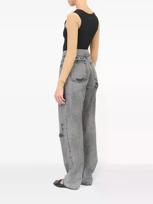 MAISON MARGIELA Distressed Wide-leg Jeans