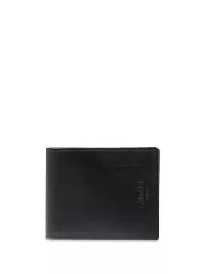 LANCEL 8cc Bi-fold Leather Wallet - Black