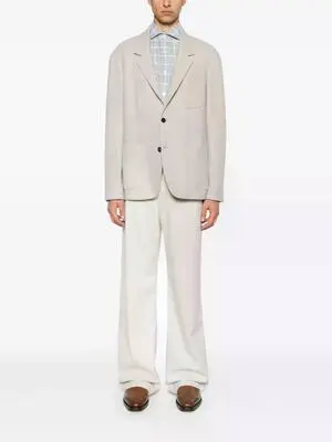BARBA NAPOLI Checked Shirt - Blue